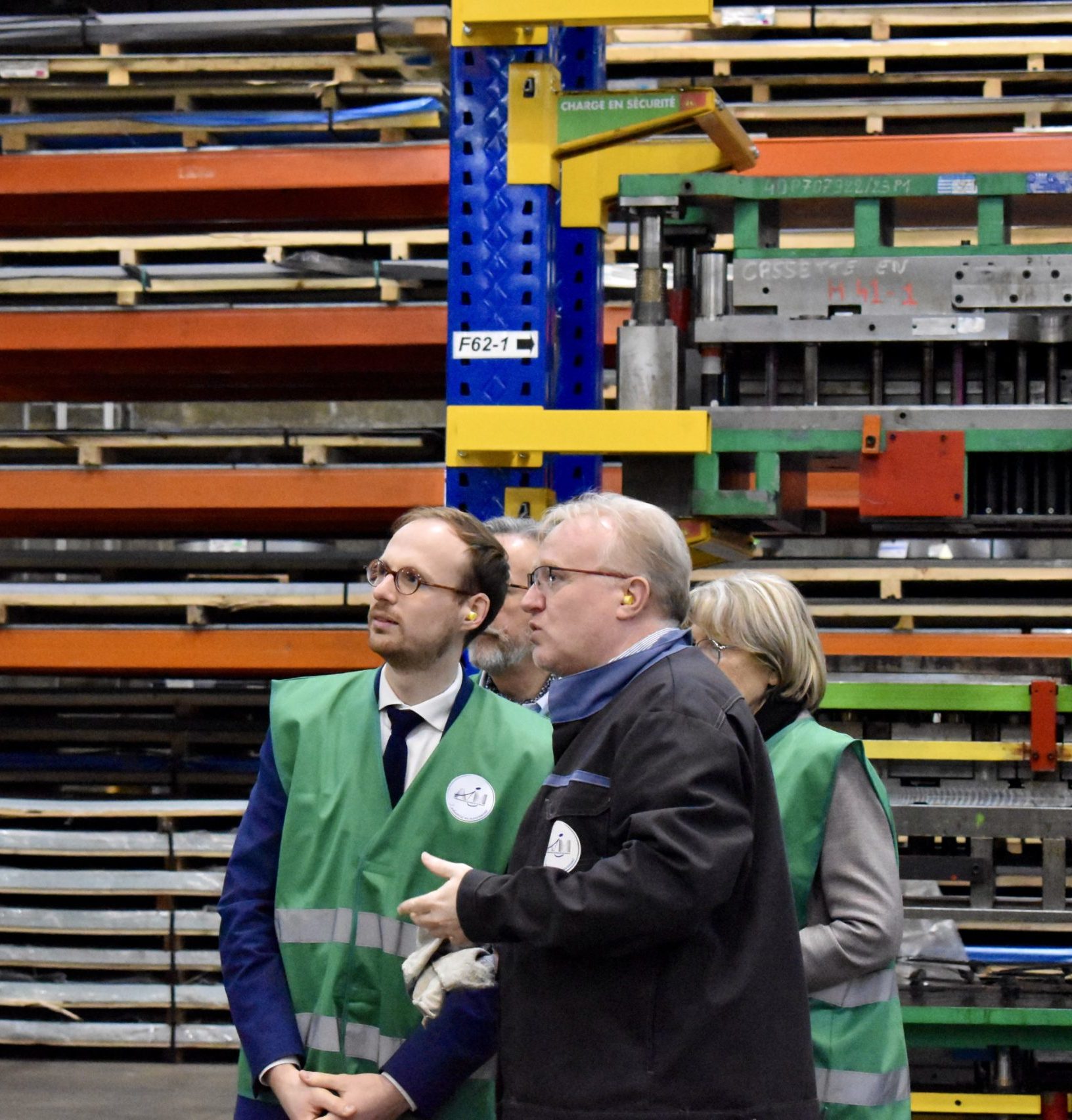 Visite du Maire de Laval sur le site AIMM - Groupe AIM